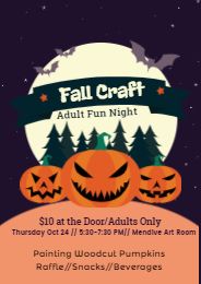 Parent Fall Craft Night | DesignCap Flyer Maker