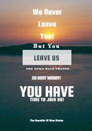 Blue States Propaganda | DesignCap Poster Maker