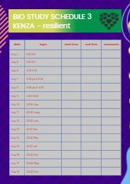 study schedule design | DesignCap Schedule Maker
